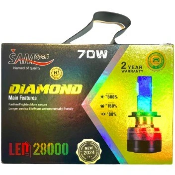 خرید و قیمت لامپ هدلایت خودرو سام diamond 70w H7 | ترب