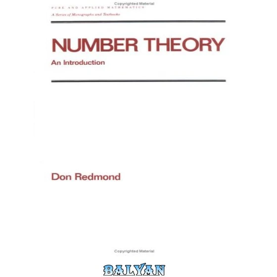 خرید و قیمت دانلود کتاب Number Theory An Introduction ترب