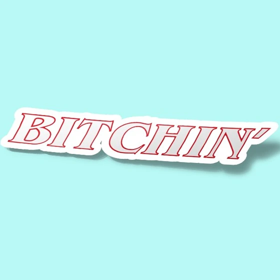 خرید و قیمت استیکر Stranger Things Bitchin' Outline Sticker | ترب