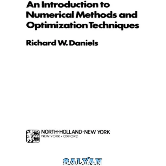 خرید و قیمت دانلود کتاب Introduction to numerical methods and optimization techniques | ترب
