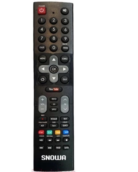 خرید و قیمت کنترل تلویزیون اسنوا ESNOWA 1358 صلیبی | ترب