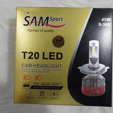خرید و قیمت هدلایت T20 مارک سام اسپرت پایه H4 | ترب