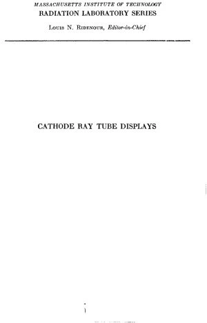 خرید و قیمت دانلود کتاب MIT RadLab {complete set} Vol 22 - Cathode Ray ...