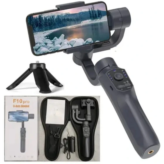 خرید و قیمت گیمبال موبایل AXIS 3 Gimbal Stabilizer مدل F10 pro | ترب
