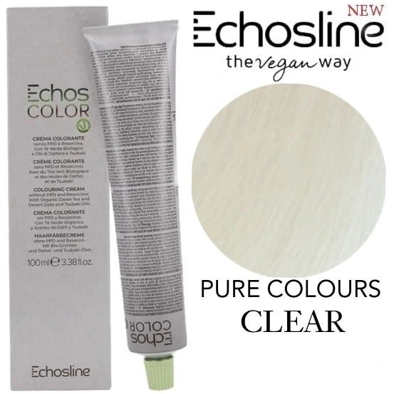 خرید و قیمت رنگ مو وگان اچ اس لاین سری pure colors رنگ clear حجم 100 ...