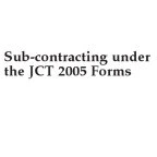 خرید و قیمت دانلود کتاب Subcontracting under the JCT 2005 forms 2008 | ترب