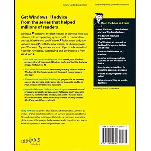 خرید و قیمت کتاب Windows 11 For Dummies اثر Andy Rathbone انتشارات نبض ...