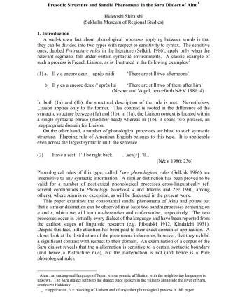 خرید و قیمت دانلود کتاب Prosodic structure and sandhi phenomena in the ...