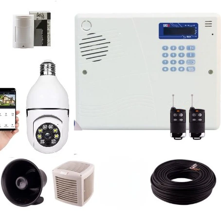 خرید و قیمت دزدگیر اماکن سایلکس مدل SG8-LITE همراه با دوربین لامپی بیسیم | ترب