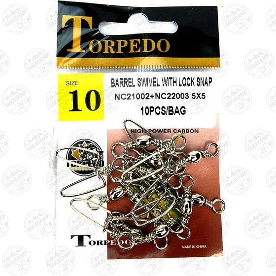 خرید و قیمت هرزگرد ماهیگیری TORPEDO طرح فرانسه سایز۵،بسته۱۰عددی ...