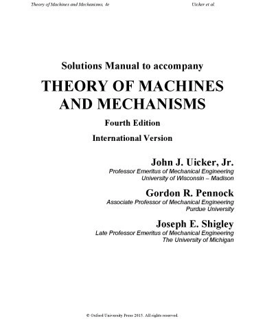 خرید و قیمت دانلود کتاب Theory Of Machine And Mechanisms Si Edition ...