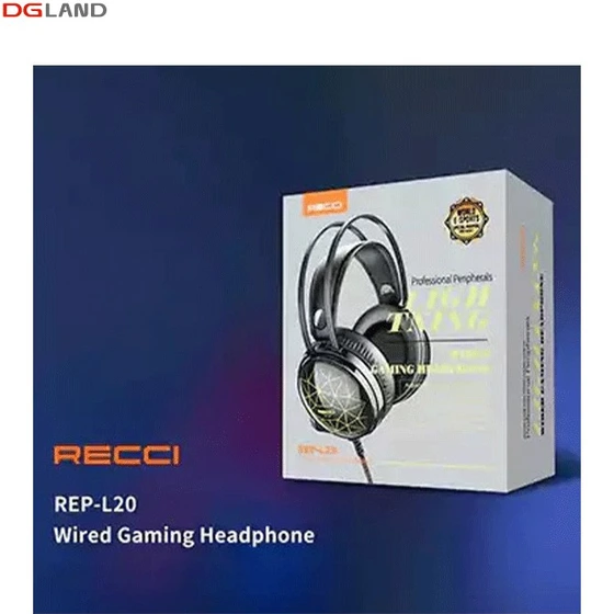 خرید و قیمت هدفون سیمی گیمینگ با جک 3.5 میلی‌متری رسی Recci REP-L20 ...