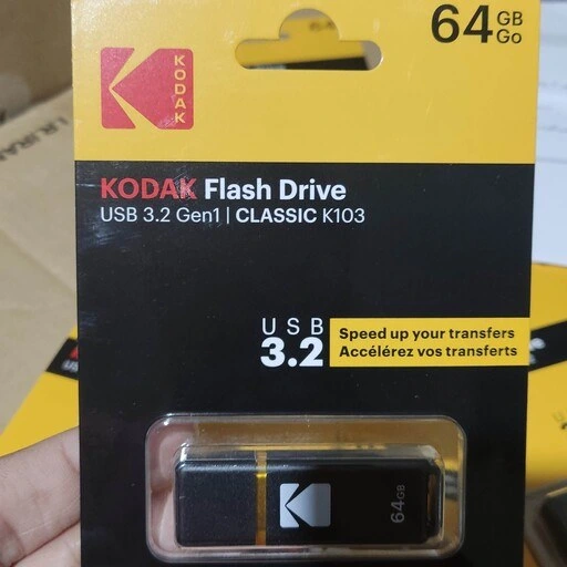 خرید و قیمت فلش مموری کداک ظرفیت 64 گیگابایت ا Kodak K102 Flash Memory - 64GB سرعت بالا 3.2 | ترب