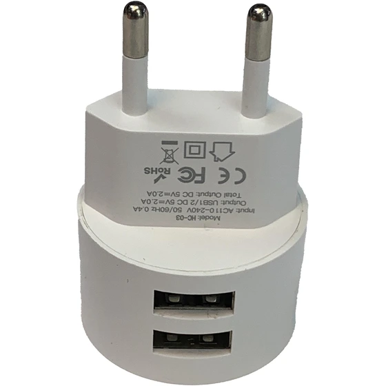 خرید و قیمت شارژر دیواری بیوا Biva HC-03 شدت جریان 2 آمپر به همراه کابل میکرو | ترب