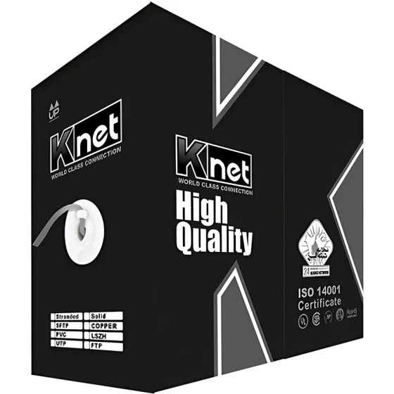 خرید و قیمت کابل شبکه توپی CAT6 UTP برند KNET | ترب