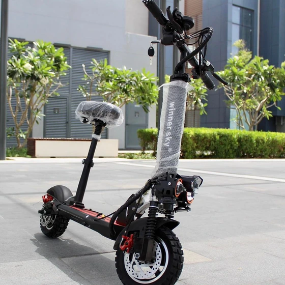 خرید و قیمت اسکوتر برقی تاشو وینر اسکای winner sky مدل E10 _T13 PRO سال 2024 رنگ قرمز | ترب