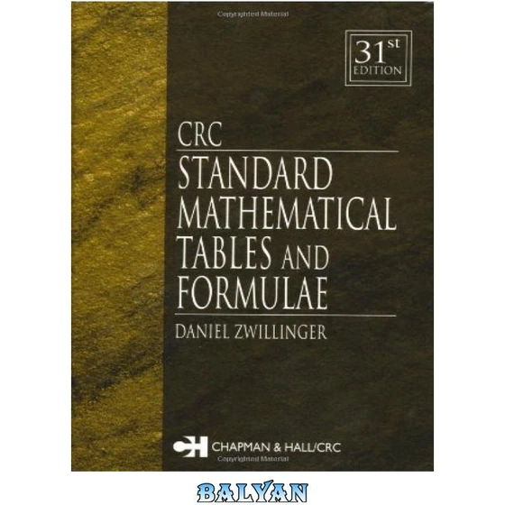 خرید و قیمت دانلود کتاب CRC standard mathematical tables and formulae | ترب