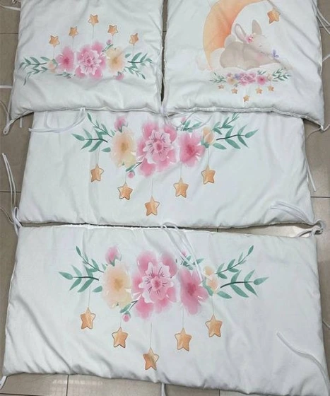 خرید و قیمت محافظ تخت کودک طرح گل | ترب