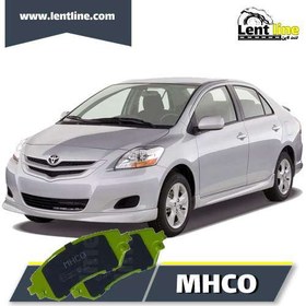 خرید و قیمت لنت جلو تویوتا یاریس 2008-2011 برند MHCO | ترب