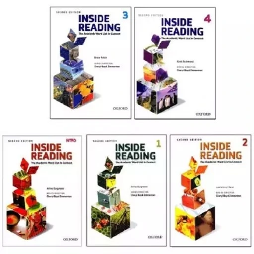 خرید و قیمت کتاب Inside Reading Second Edition اثر Arline Burgmeier انتشارات Oxford پنج جلدی | ترب