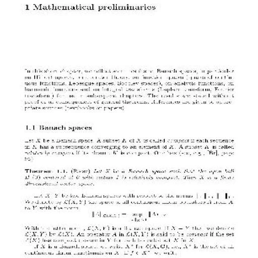 خرید و قیمت دانلود کتاب Mathematical preliminaries | ترب