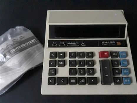 خرید و قیمت ماشین حساب cs-2122D SHARP اصل ژاپن | ترب