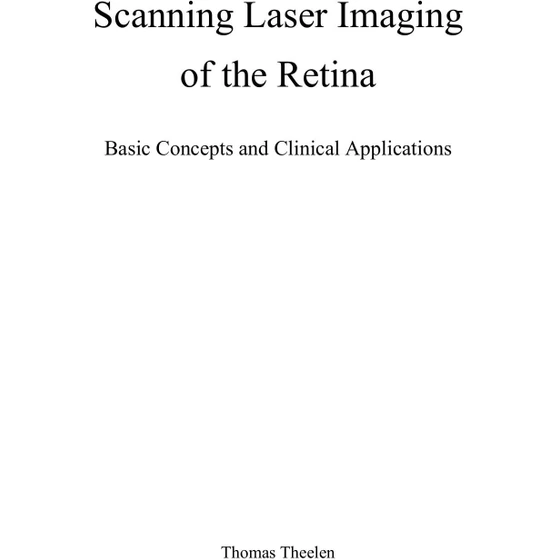 خرید و قیمت دانلود کتاب Scanning laser imaging of the retina : basic ...