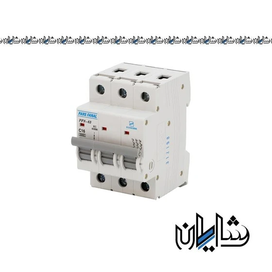 خرید و قیمت کلید مینیاتوری 63 آمپر سه پل پارس فانال مدل PFN(10K)-3P | ترب