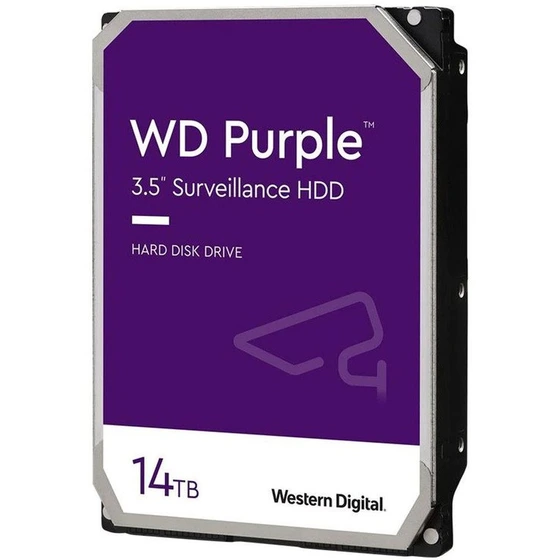 خرید و قیمت هارددیسک اینترنال وسترن دیجیتال مدل Purple WD140PURZ ظرفیت ...