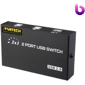 خرید و قیمت سوییچ پرینتر Ifortech 1A2B USB Switch 2Port | ترب