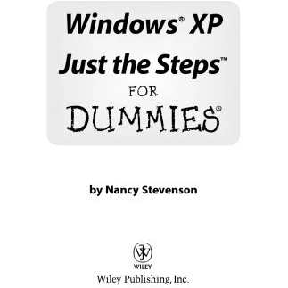 خرید و قیمت دانلود کتاب Windows XP just the steps for dummies 2005 | ترب