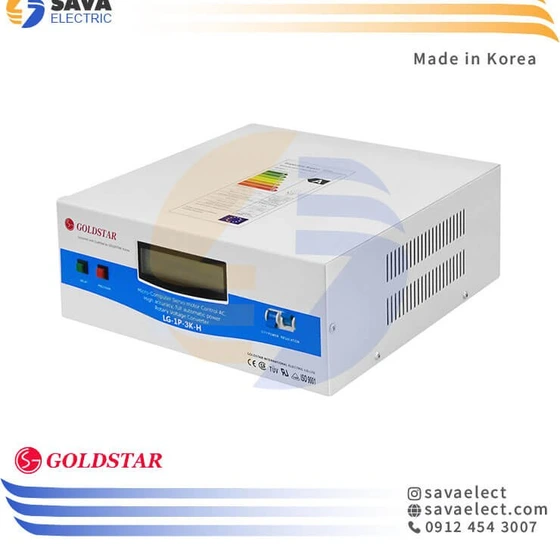 خرید و قیمت استابلایزر گلداستار مدل LG-1P-3K-H ظرفیت ۳۰۰۰VA | ترب