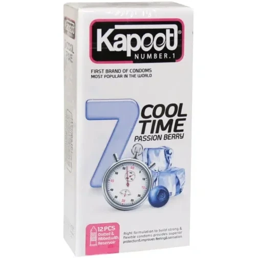 خرید و قیمت کاندوم تاخیری کاپوت مدل 7 Cool Time بسته 12 عددی | ترب