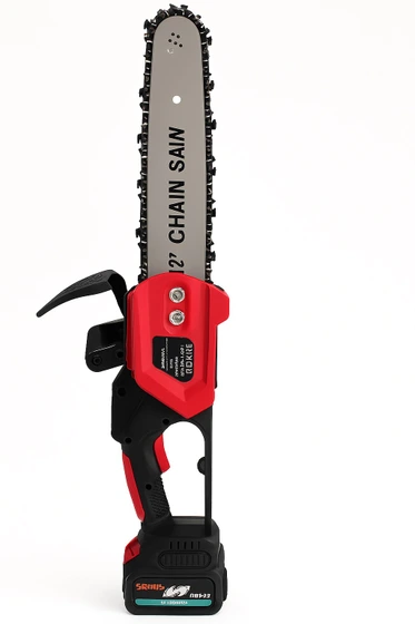 خرید و قیمت اره زنجیری شارژی ۴ اینچ LIDUO TOOLS مدل 21V با باتری ۳۰۰۰ ...