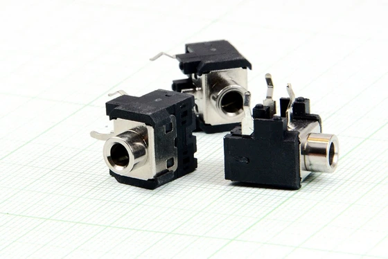 خرید و قیمت کانکتور CONNECTOR AUDIO STEREO 3.55MM JACK FEMALE R/A METAL ...