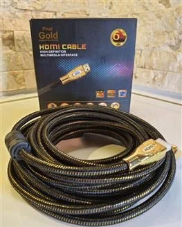 خرید و قیمت کابل Hdmi گلد برند 10 متری 4k pnet Gold | ترب