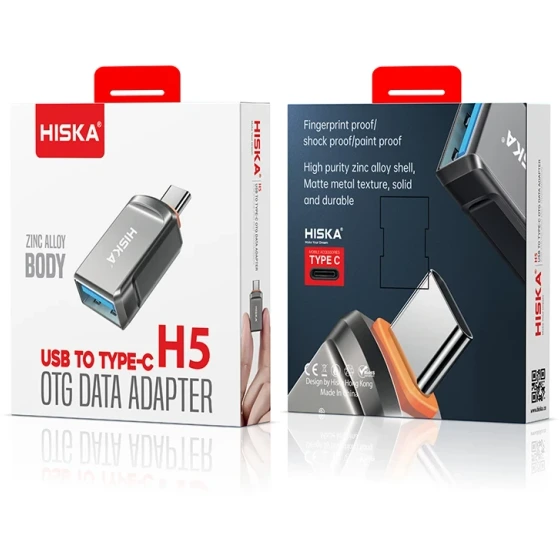 خرید و قیمت تبدیل HISKA OTG TYPE-C H5 | ترب