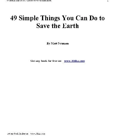 خرید و قیمت دانلود کتاب 50 Simple Things Kids Can Do to Save the Earth ...