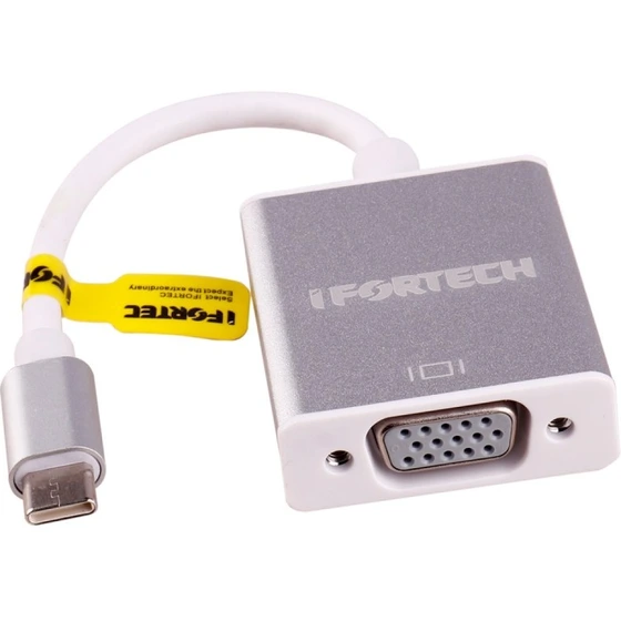 خرید و قیمت تبدیل Ifortech Type-C to VGA | ترب