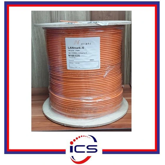 خرید و قیمت کابل شبکه (CAT6 SFTP (CU مغز 0.42mm بدون تست برند NEXANS | ترب