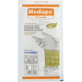 خرید و قیمت دستکش استریل جراحی بدون پودر سایز 8 MEDISPO | ترب