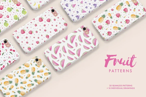 خرید و قیمت مجموعه پترن طرح میوه Fruit | ترب