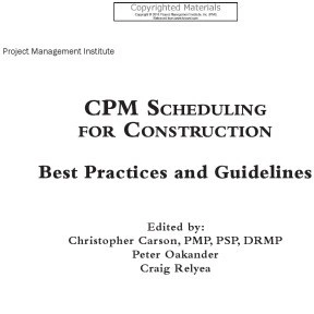 خرید و قیمت دانلود کتاب CPM scheduling for construction : best ...