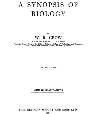 خرید و قیمت دانلود کتاب A Synopsis of Biology 1964 ا کتاب انگلیسی خلاصه ...