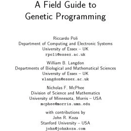 خرید و قیمت دانلود کتاب A Field Guide to Genetic Programming 2008 | ترب