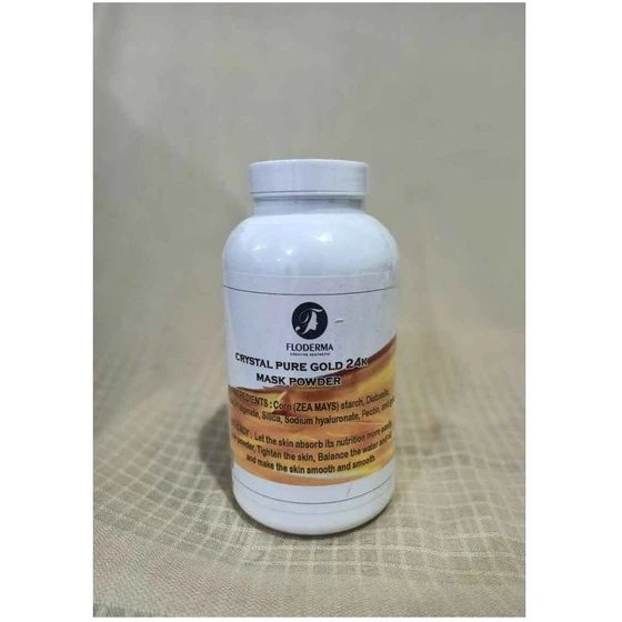 خرید و قیمت ماسک پودری طلا ۲۴ عیار ۳۰۰ گرمی برند فلودرما FLODERMA | ترب