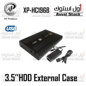 خرید و قیمت باکس تبدیل SATA به USB 2.0 هارددیسک 3.5 اینچ ایکس پی پروداکت مدل XP-HC196A | ترب