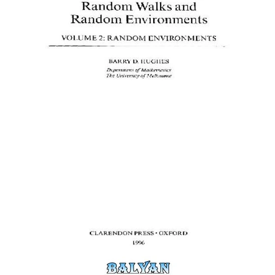 خرید و قیمت دانلود کتاب Random Walks And Random Environments Random