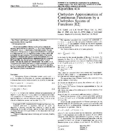 خرید و قیمت دانلود کتاب Second Remez algorithm for Chebyshev ...