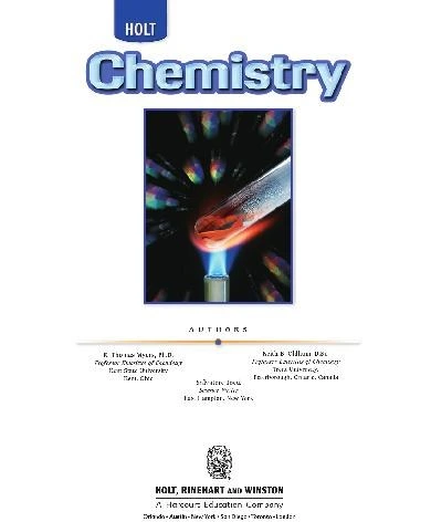 خرید و قیمت دانلود کتاب Holt. Chemistry Online Edition ا کتاب انگلیسی ...